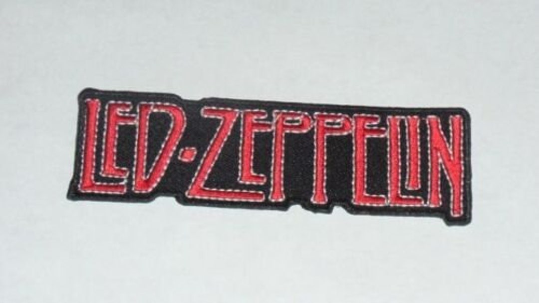 LED ZEPPELIN Logo Embroidered Iron-on Patch New 4 3/8" - Etsy