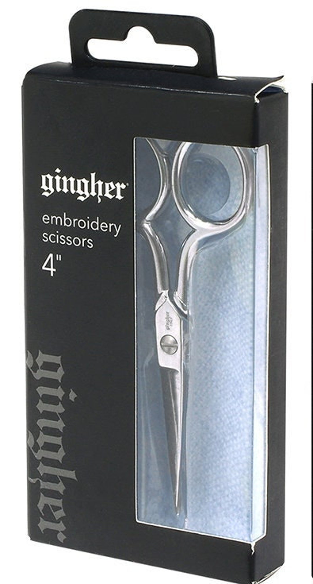 Gingher Embroidery Scissors 4" With Leather Sheath - Etsy