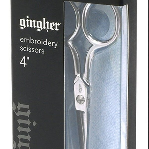 Gingher Embroidery Scissors With Leather Sheath - Etsy