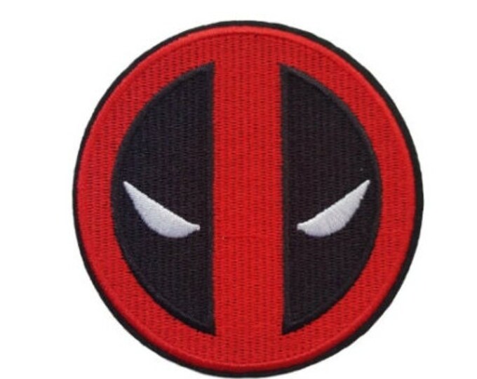 DEADPOOL Logo Embroidered Iron-on Patch 9 1/2 Round New - Etsy