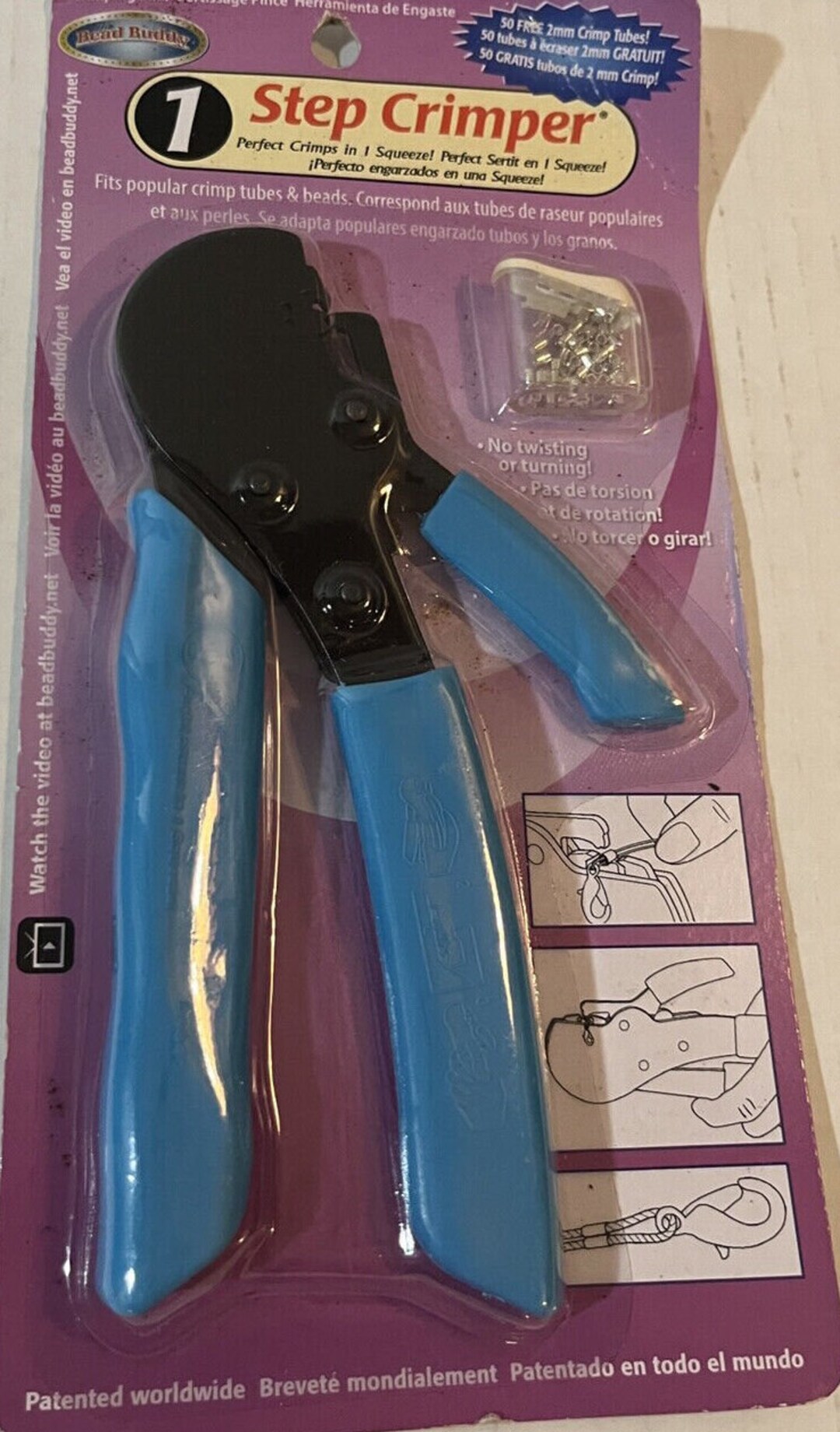 The Bead Buddy 1 Step Crimper One Squeeze Crimp Tool New - Etsy