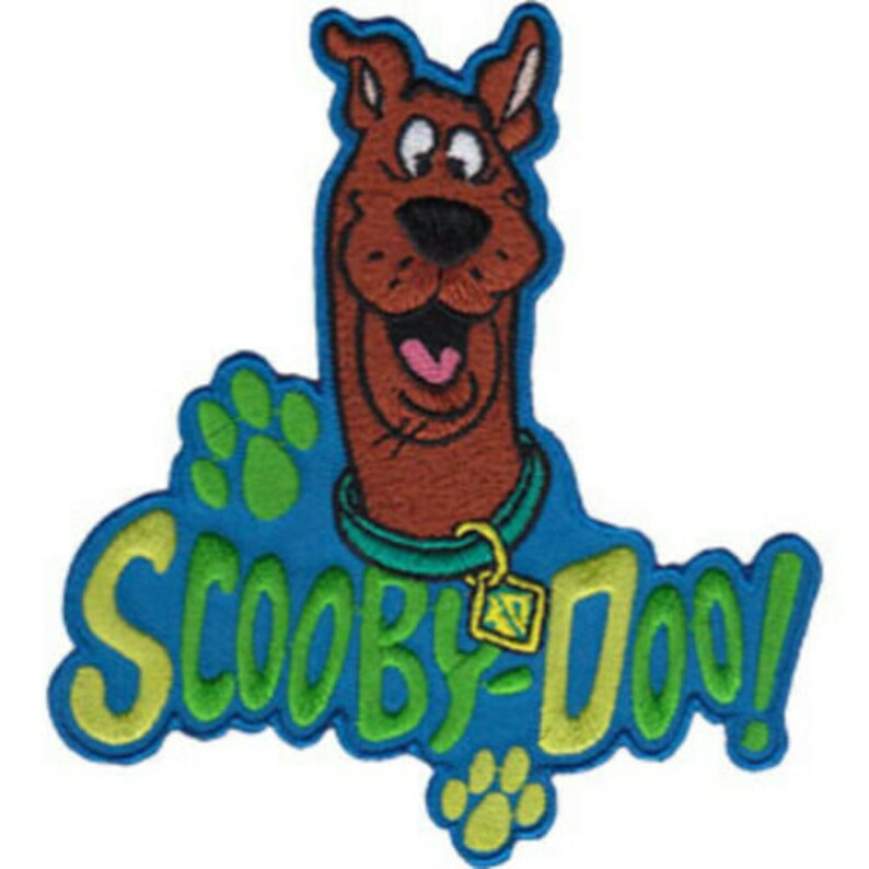 Hanna Barbera Scooby-doo Paw Prints Embroidered Iron on Patch - Etsy