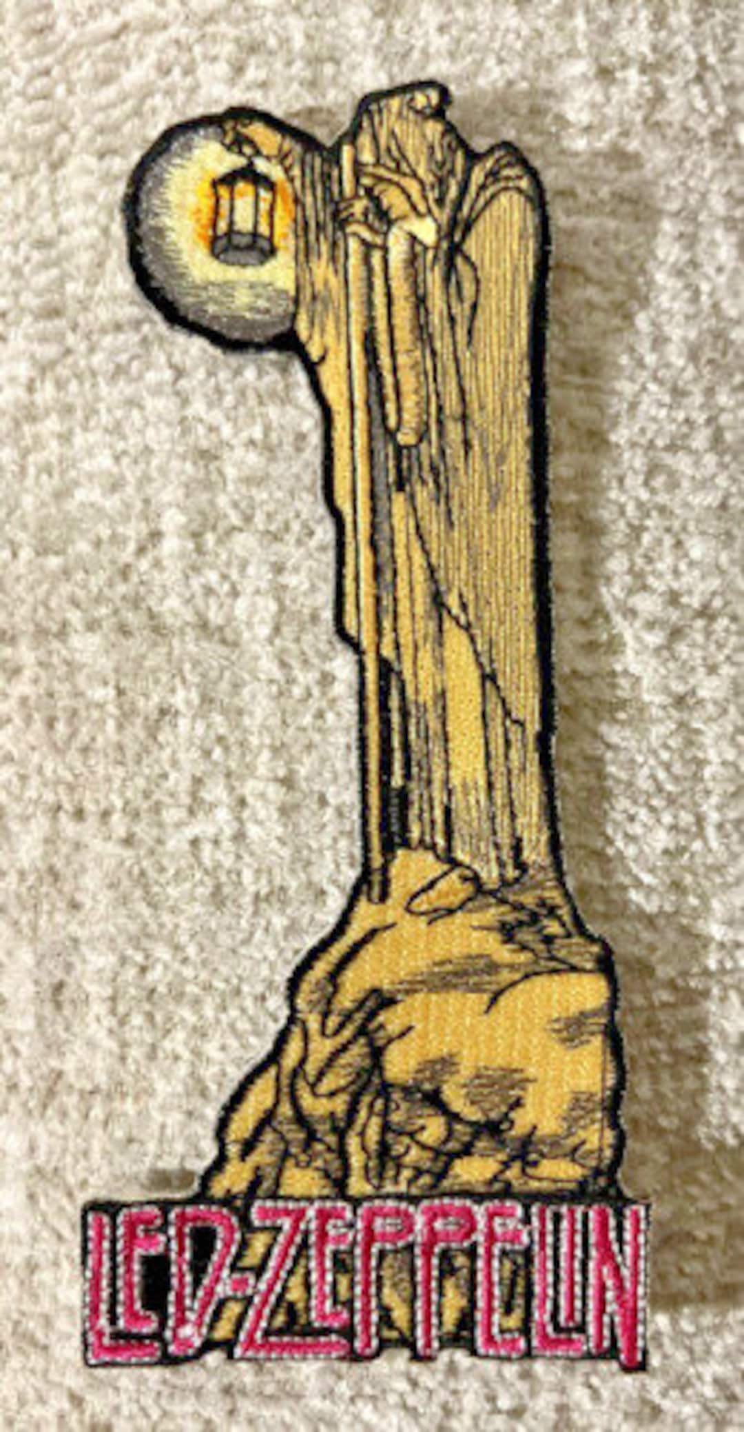Led Zeppelin Lantern Man Stairway to Heaven Embroidered Iron-on Patch 4 ...