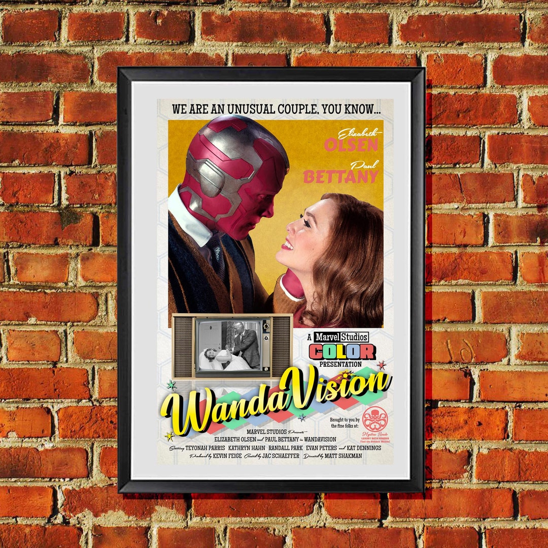 Wandavision Retro Advertising Artwork Marvel - Etsy