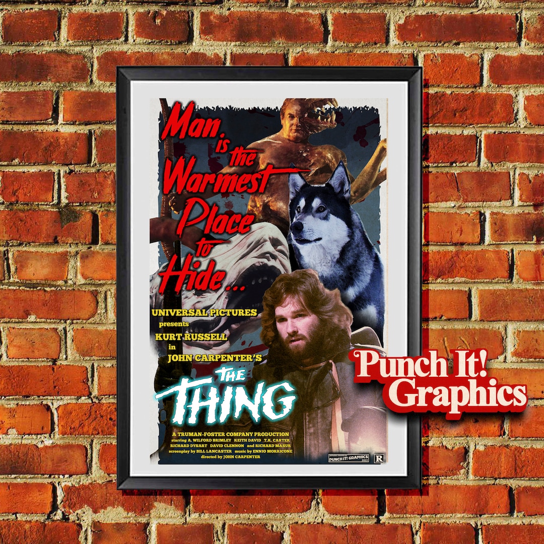 John Carpenter's the Thing Horror Movie Style Poster Art Print 11x17 ...