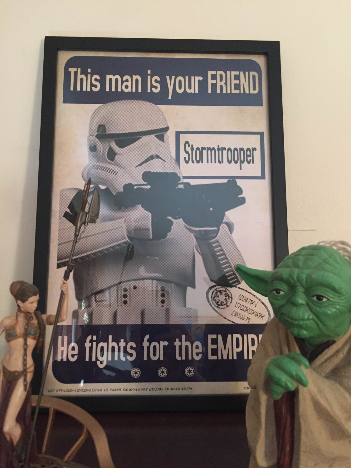 Star Wars Stormtrooper Propaganda Poster The Force Awakens | Etsy