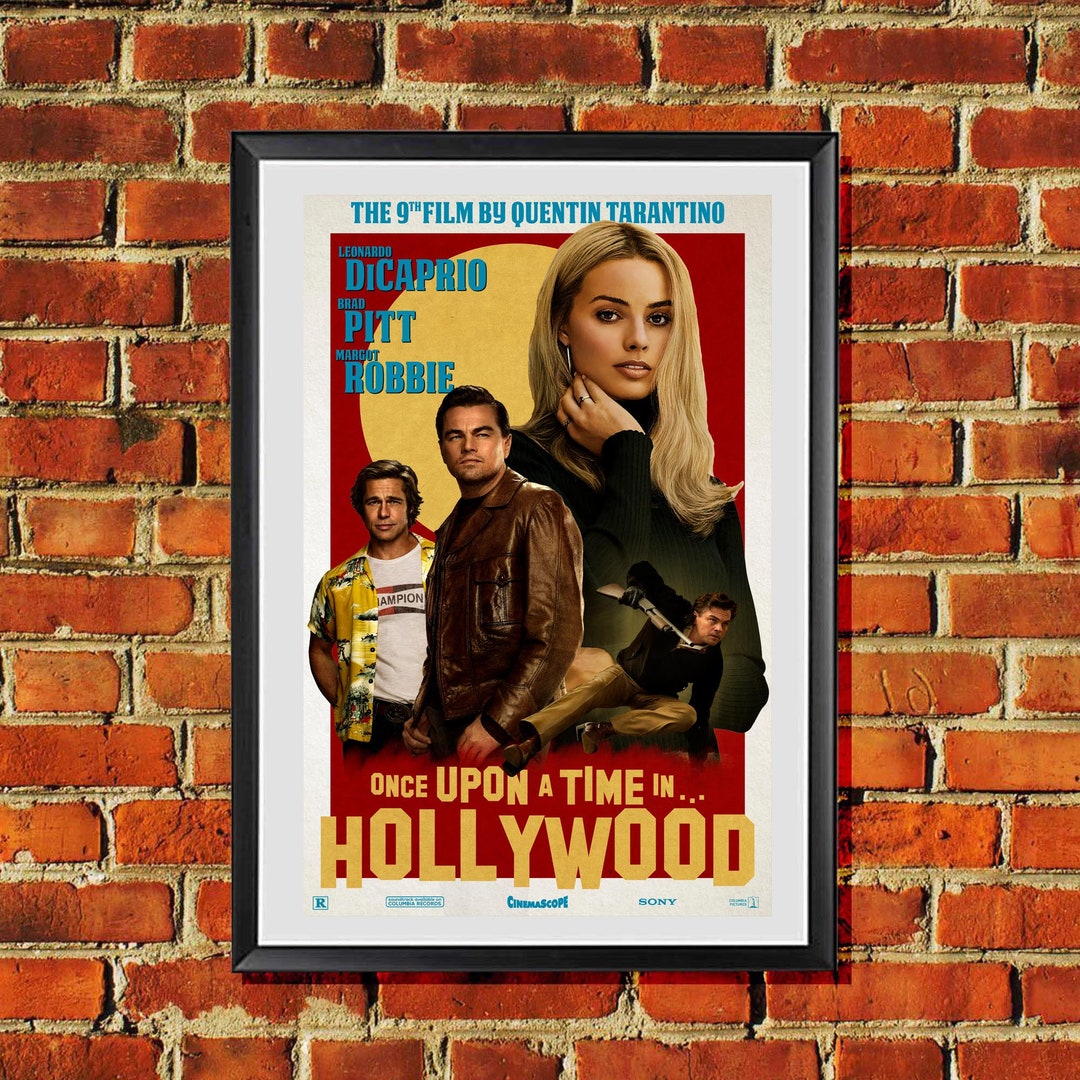 Once Upon A Time in Hollywood Artwork Poster Print 11x17 Inches - Etsy