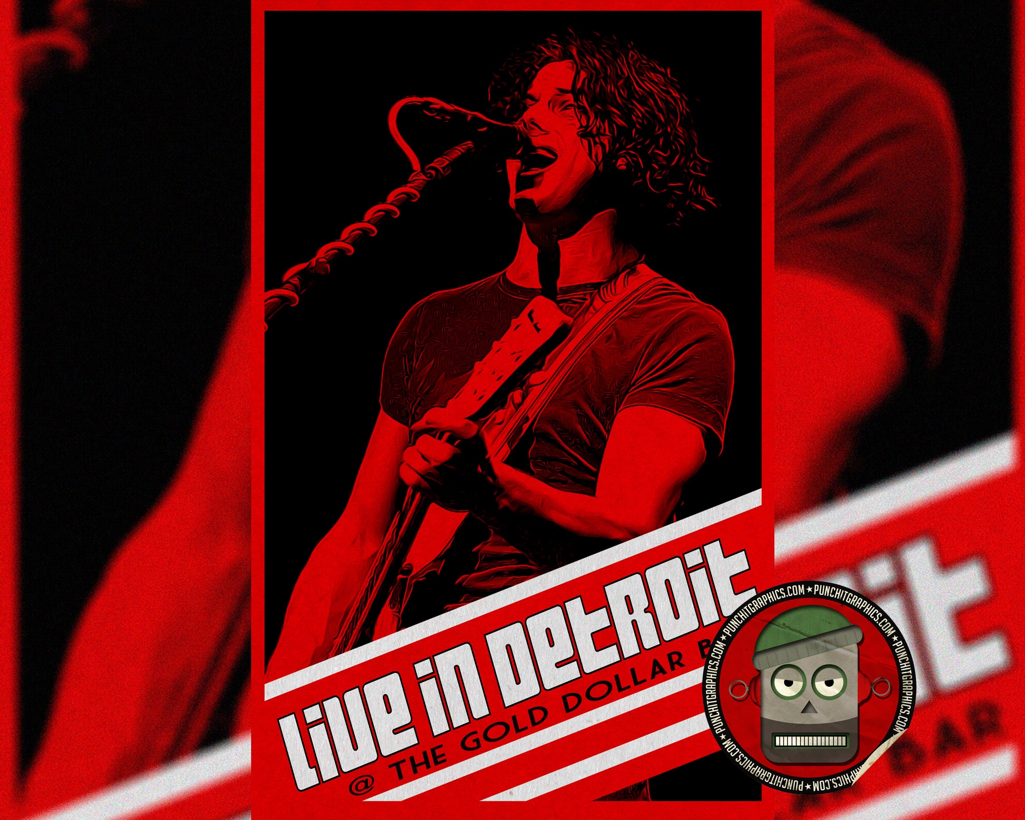 The White Stripes Concert Poster Two Pack Retro Style Original - Etsy