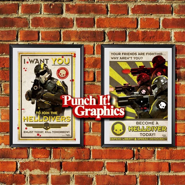 Helldivers 2 Propaganda Poster - Etsy