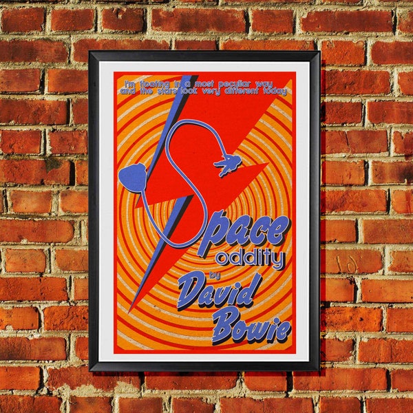 Space Oddity Poster - Etsy