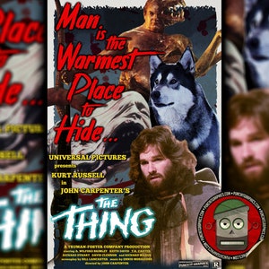 John Carpenter's the Thing Horror Movie Style Poster Art Print 11x17 ...