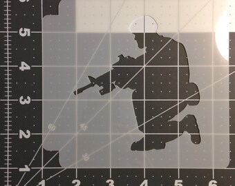 Soldier stencil | Etsy