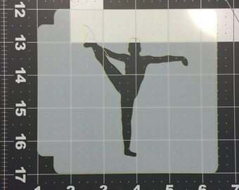Gymnastics stencil | Etsy