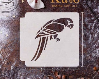 Parrot stencil | Etsy