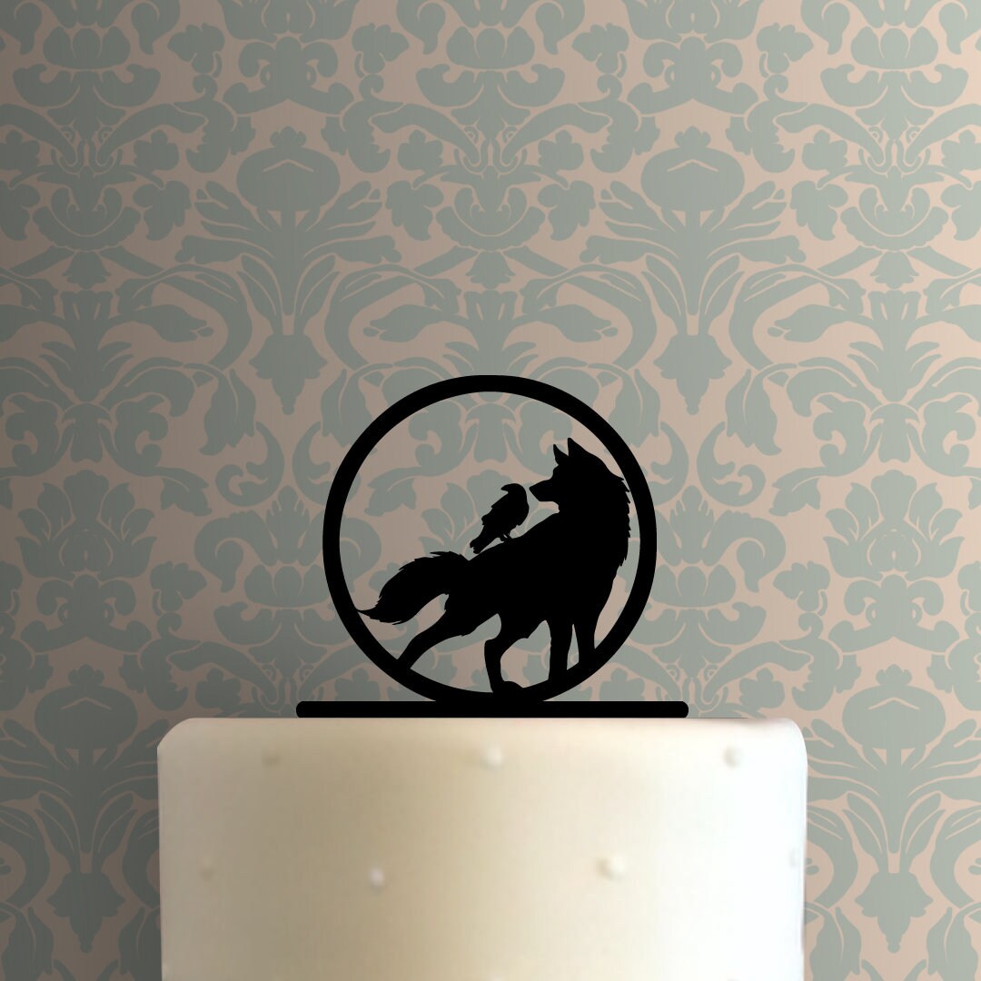 Wolf and Raven 225-B366 Cake Topper - Etsy