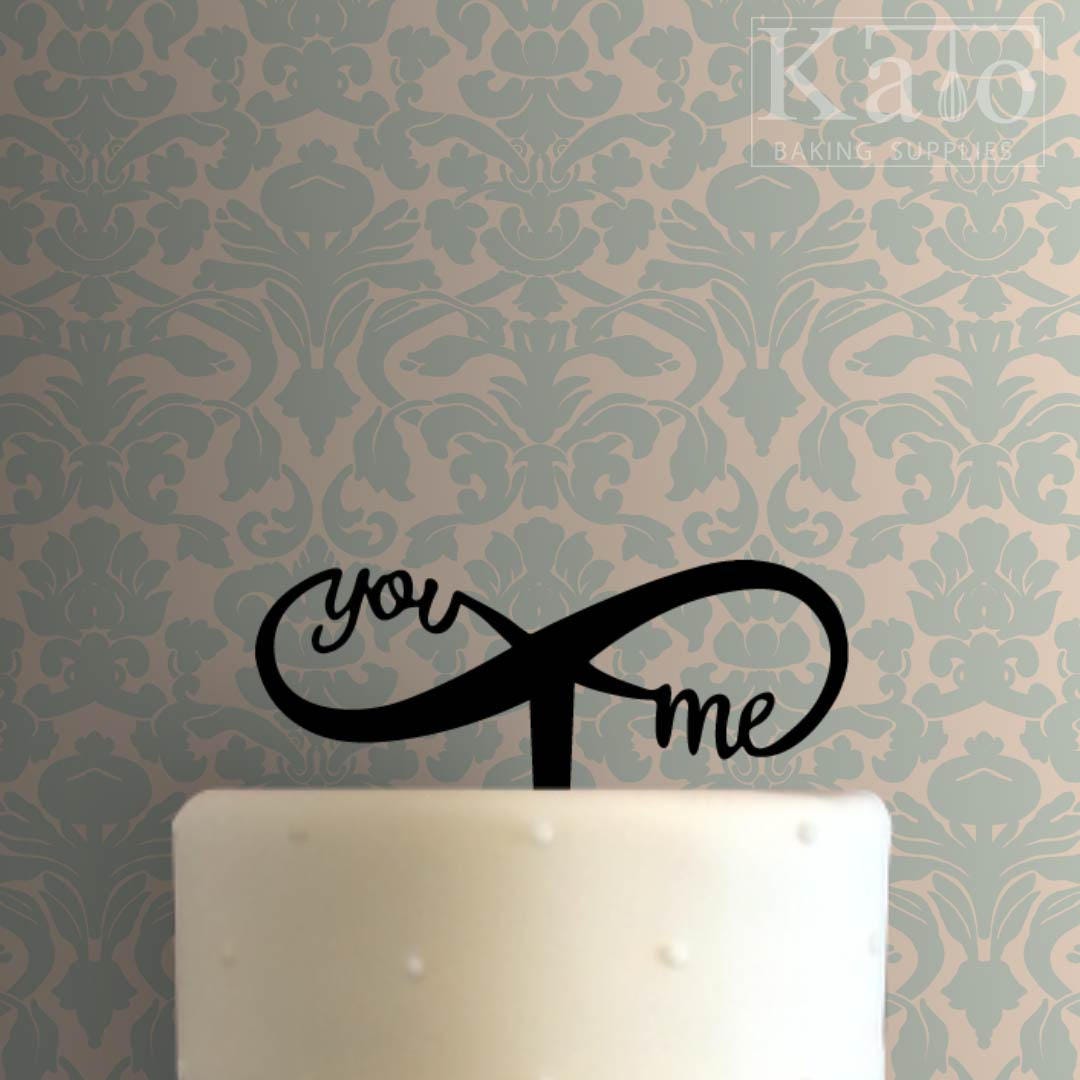 You and Me Infinity 100 Cake Topper - Etsy