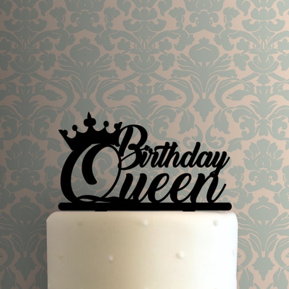 Birthday Queen 225-904 Cake Topper | Etsy