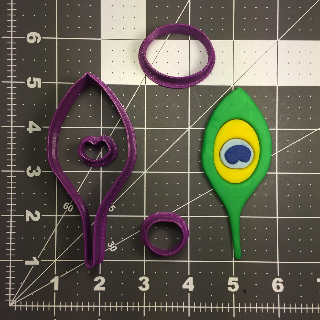 Peacock Feather 101 Cookie Cutter Set - Etsy
