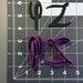 Cursive Font Uppercase Cookie Cutter Set - Etsy