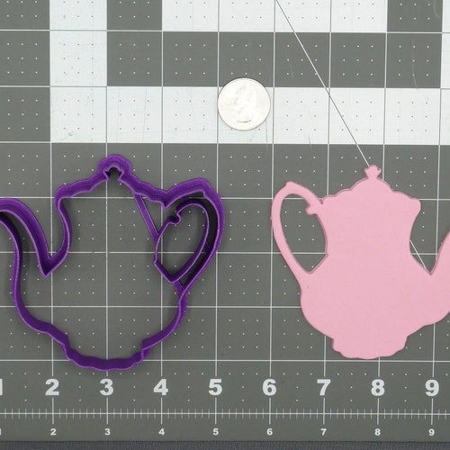 Floral Tea Pot Cookie Cutter Cookie Cutters by Nori CN0278 - Etsy