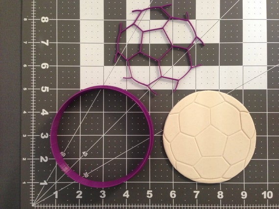 Soccer Ball Cookie Cutter Set | Etsy