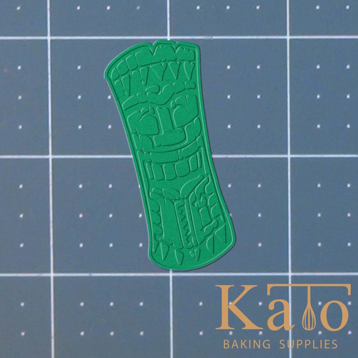 Tiki 227-126 Cookie Cutter and Acrylic Stamp embossed - Etsy
