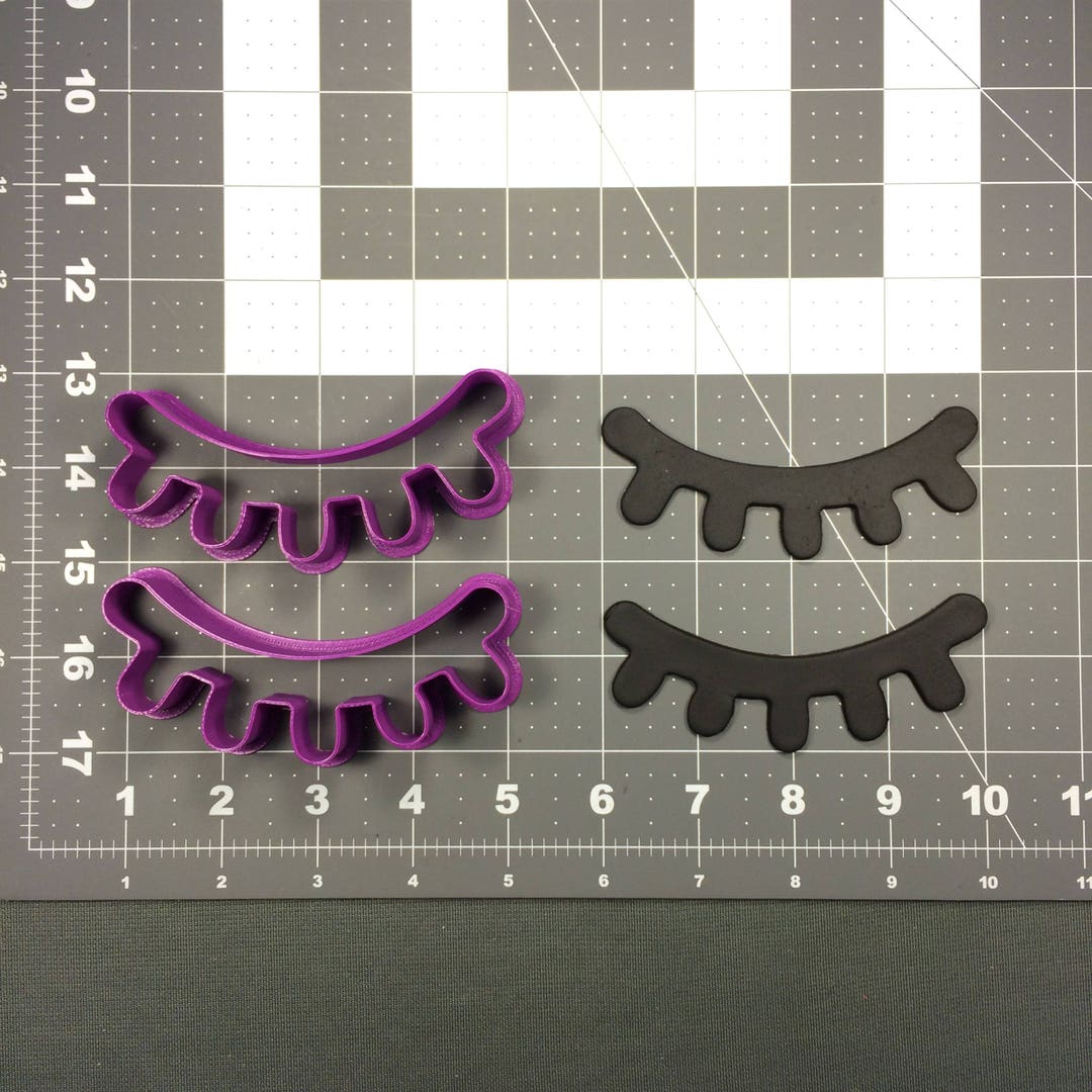 Eye Lash 102 Cookie Cutter Set - Etsy