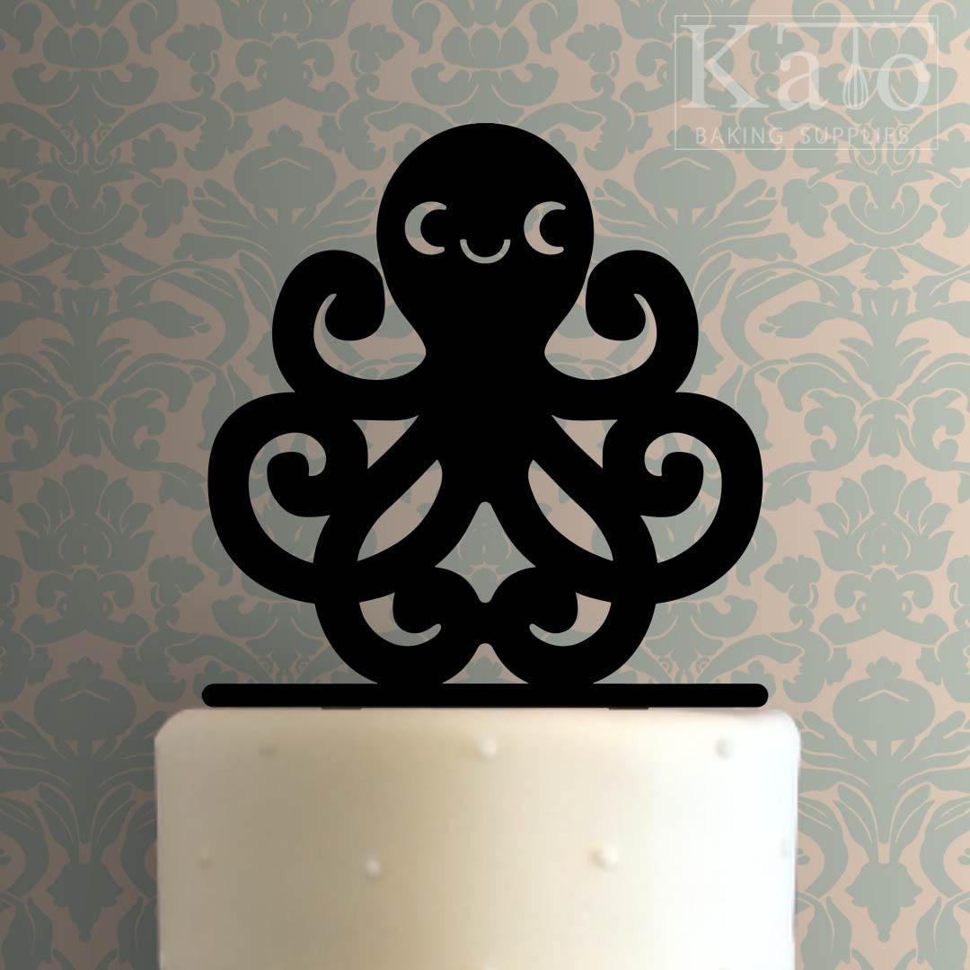 Octopus 100 Cake Topper - Etsy