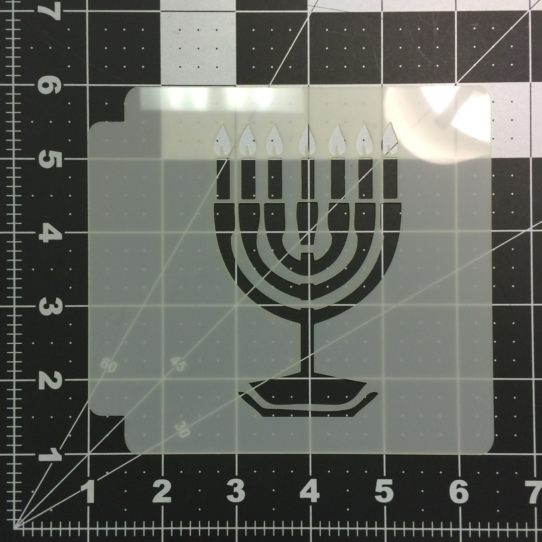 Kwanzaa Kinara 783-B525 Stencil - Etsy