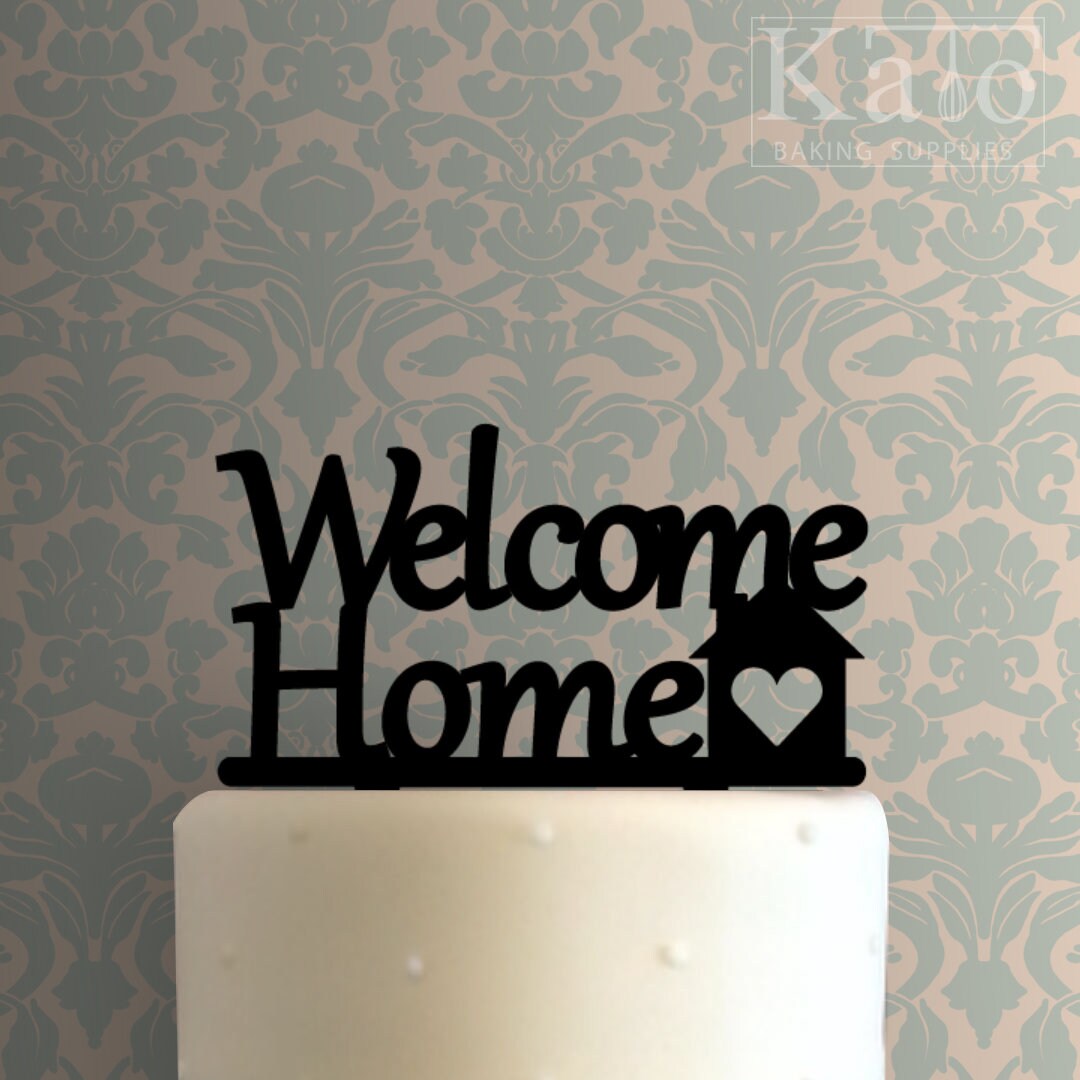 Welcome Home 225-883 Cake Topper - Etsy