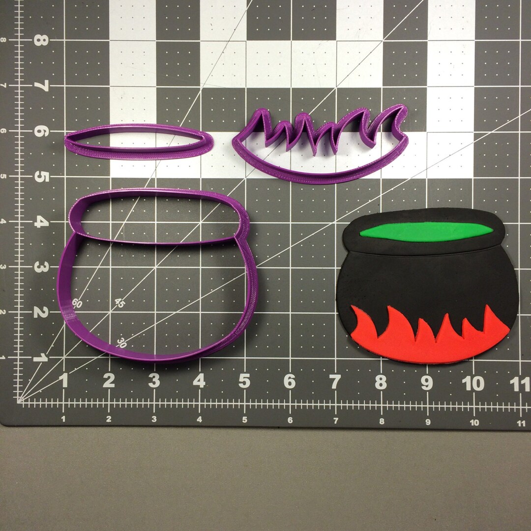 Cauldron Cookie Cutter Set - Etsy