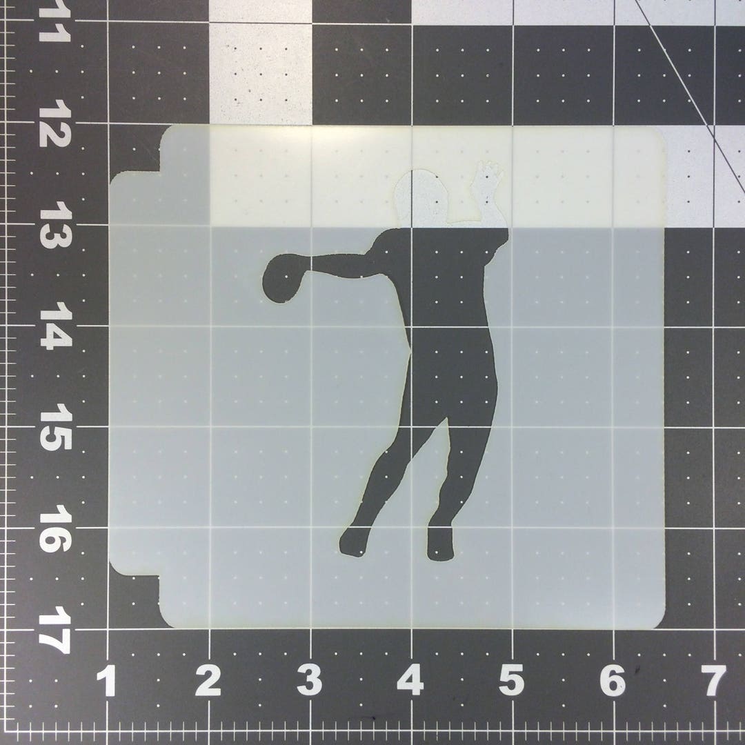 Football 105 Stencil - Etsy