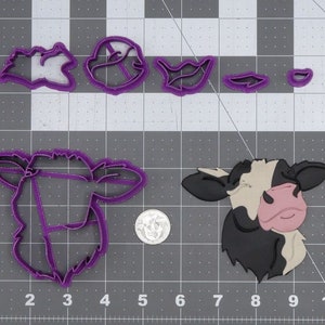 Cow Head 266-K334 Cookie Cutter Set - Etsy