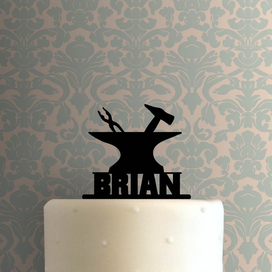 Custom Anvil Name 225-B883 Cake Topper - Etsy