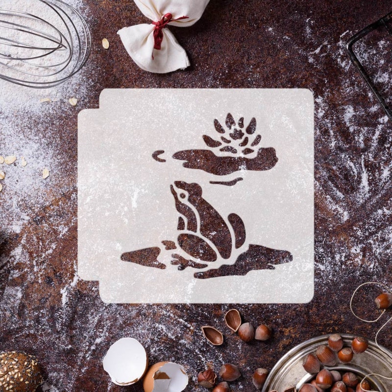 Frog Stencil - Etsy