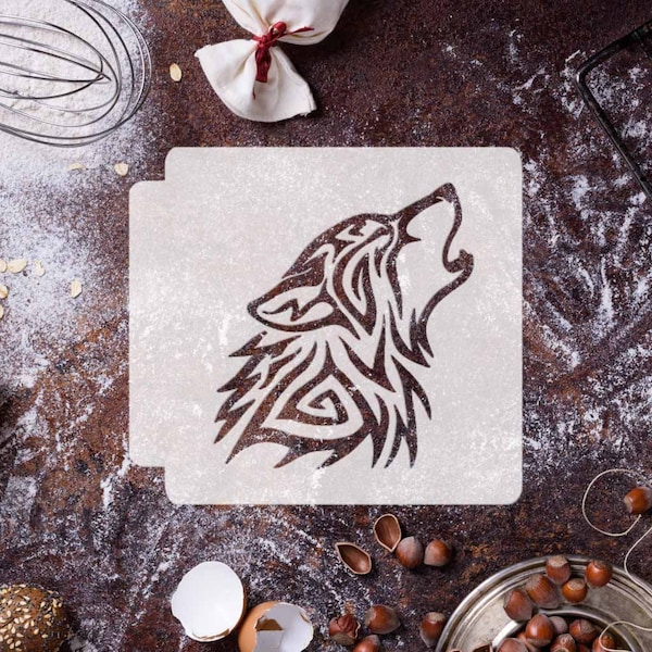 Tribal Wolf - Etsy