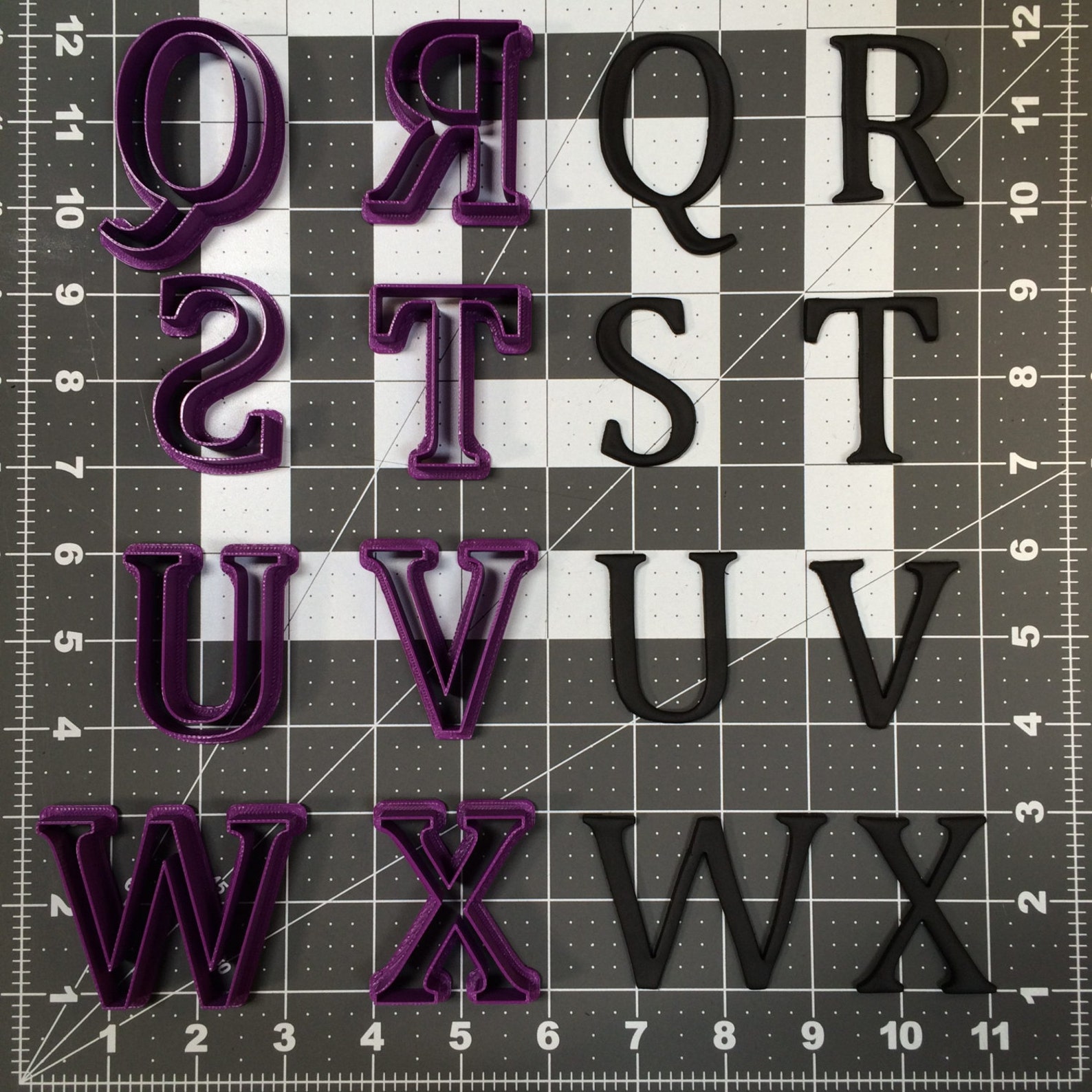 Cambria Math Font Uppercase Cookie Cutter Full Set - Etsy