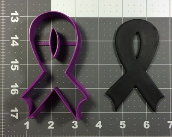 Cancer Awareness Ribbon Cookie and Fondant Cutter - Etsy