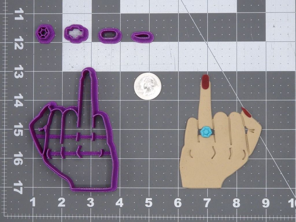 Engaged Hand 266-H819 Cookie Cutter Set - Etsy