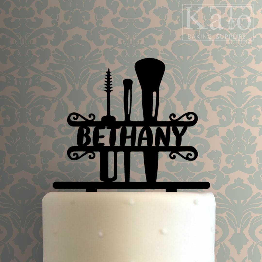Custom Makeup 225-639 Cake Topper - Etsy