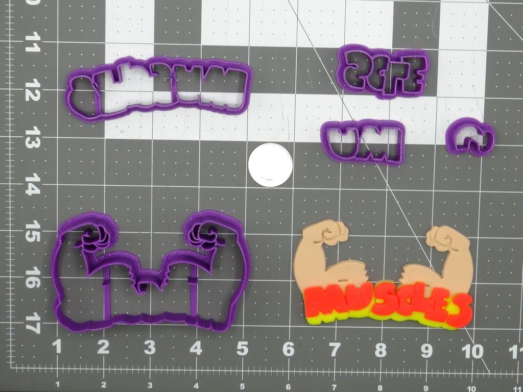 Arm Muscles 266-D276 Cookie Cutter Set | Etsy