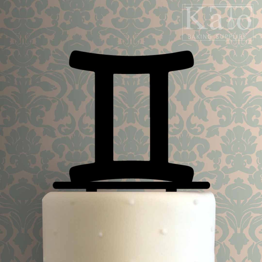 Gemini Zodiac Symbol 225-804 Cake Topper - Etsy