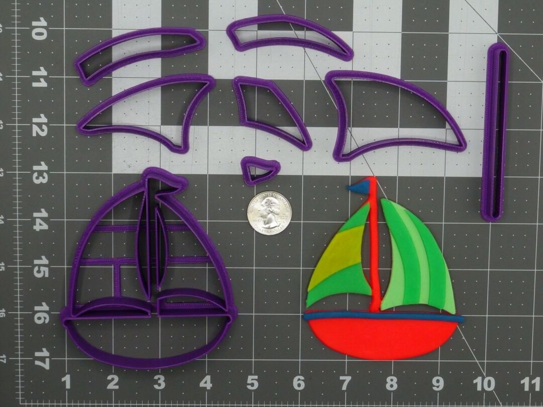 Sail Boat 266-C986 Cookie Cutter Set - Etsy