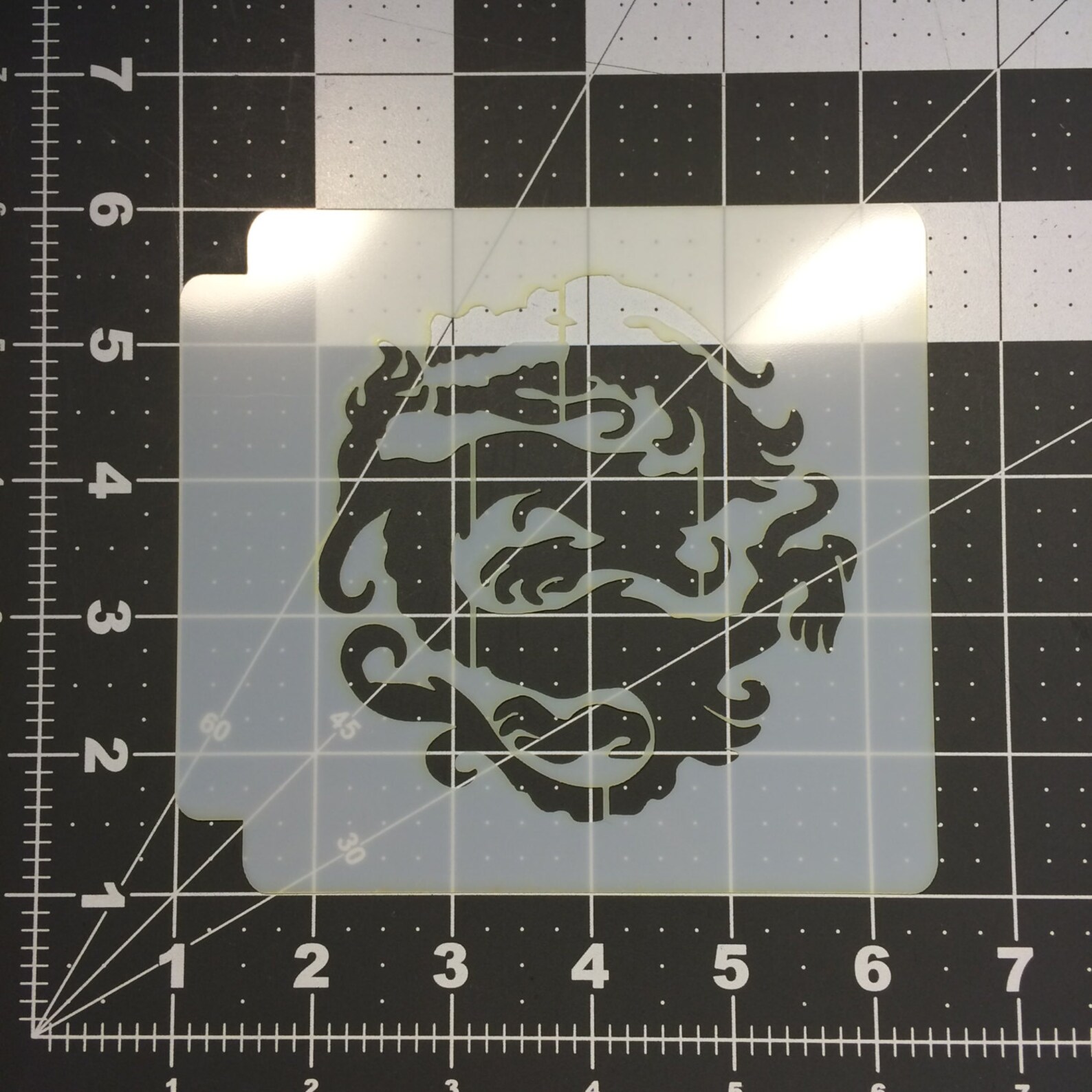 Dragon 101 Stencil | Etsy