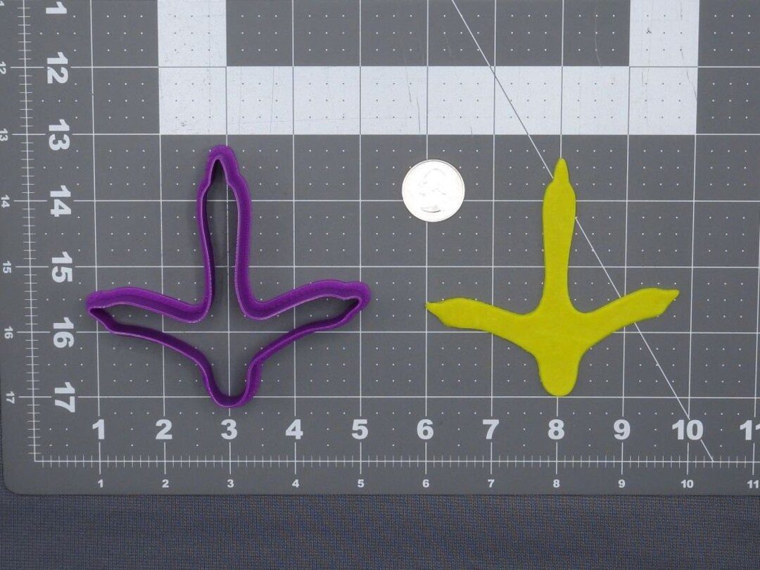 Turkey Foot Print 266-E309 Cookie Cutter Silhouette - Etsy