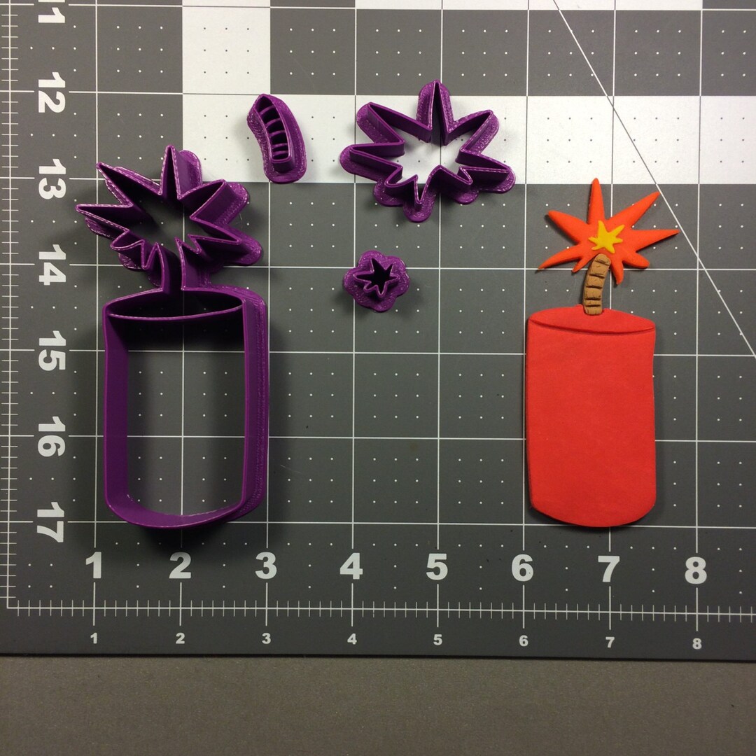 Firecracker 101 Cookie Cutter Set - Etsy