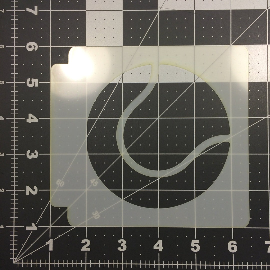 Tennis Ball 100 Stencil - Etsy