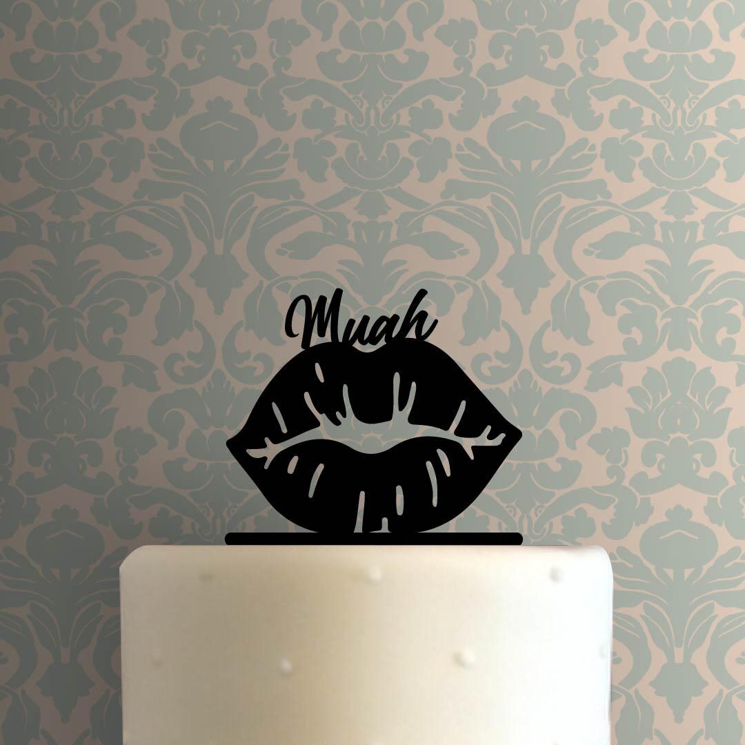 Lips Kissing Muah 225-C222 Cake Topper - Etsy