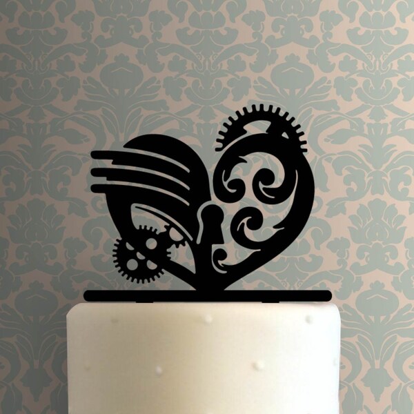 Steampunk Wedding Cake Topper - Etsy