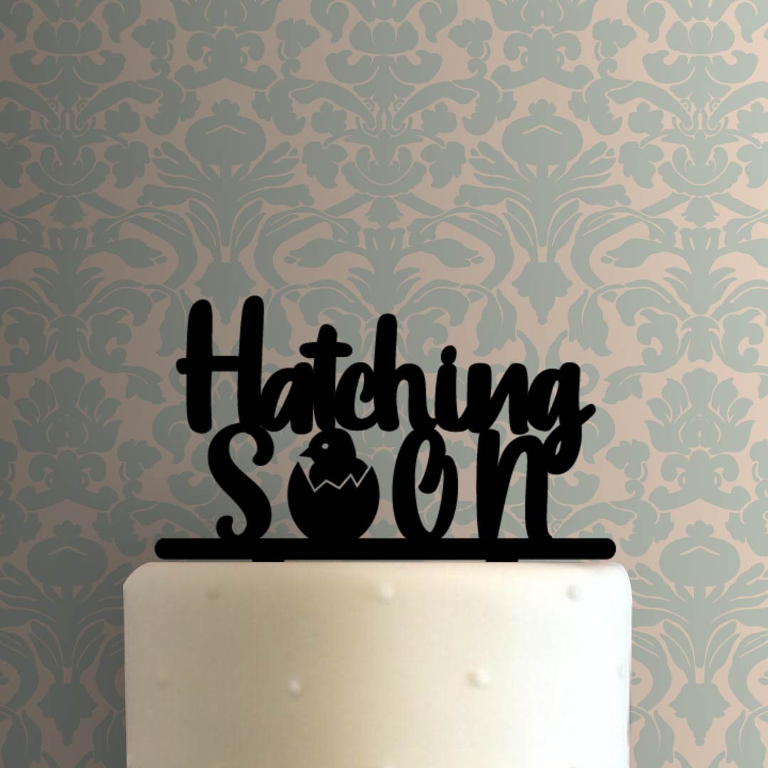Hatching Soon Chick 225-A421 Cake Topper - Etsy
